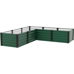 Vitavia Hochbeet &raquo;Meta In&Out 401 M&laquo; BxTxH: 185x185x40 cm, seegras/schwarz gr&uuml;n B/H/T: 185cm x 40,3cm x 185cm