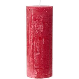 IB Laursen Rustikale Kerze Stumpenkerze &Oslash; 6,8 cm H&ouml;he 18, &Oslash; 6.8 cm, nordic rot skandinavische Deko Online Shop