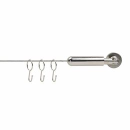 Liedeco Seilspanngarnitur &raquo;Memphis&laquo; grau Metall B/H/L: 500cm