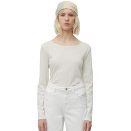 Marc O'Polo Marc O'polo Denim Damen Marc O'Polo DENIM Langarmshirt als tolles Langarm-Basic wei&szlig; M