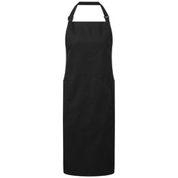 Premier Organic Fairtrade Certified Recycled Full Apron (Schwarz)