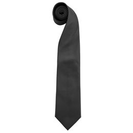 Premier Mens Fashion "Colours" Arbeit Clip auf Krawatte (2er-Pack) (Schwarz)