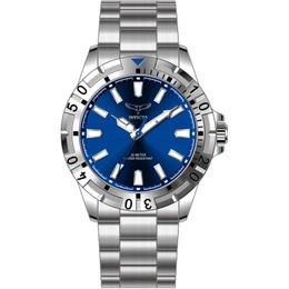 Invicta Specialty 69041 Herrenuhr - Quarzwerk - Metall mit blauem Zifferblatt - 42 mm