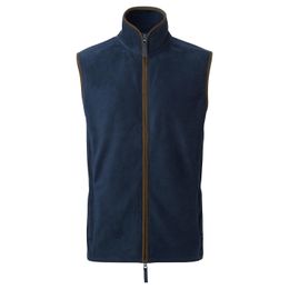 Premier Herren Artisan Fleece-Weste (Marine/Braun)
