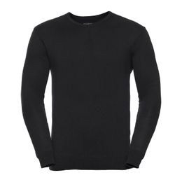Russel Athletic Russell Collection - Sweatshirt V-Ausschnitt f&uuml;r Herren (Schwarz)