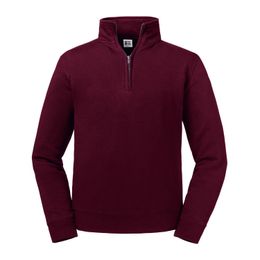 Russel Athletic Russell Herren Authentic Quarter Zip Sweatshirt (Burgund)