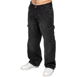 Enzo Milano | Herren Cargo-Jeans mit weitem Bein