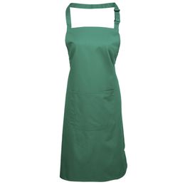 Premier Damen/Damen Farben Bip Sch&uuml;rze mit Tasche (2er Pack) (Smaragd)