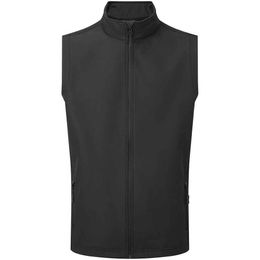 Premier Herren Windschutzweste (Schwarz)