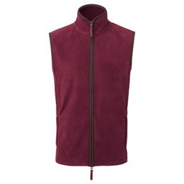 Premier Mens Artisan Fleece-Weste (Burgund/Braun)
