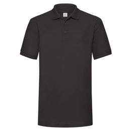 Fruit of the Loom - "65/35" Poloshirt f&uuml;r Herren (Schwarz)