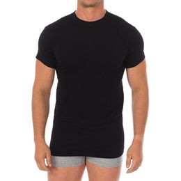 Herren Kurzarm Baumwollunterhemd Q1003