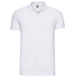Russel Athletic Russell - Poloshirt Stretch f&uuml;r Herren (Wei&szlig;)
