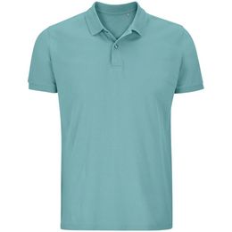 SOLS - "Planet" Poloshirt Baumwolle aus biologischem Anbau f&uuml;r Herren (Pool-Blau)