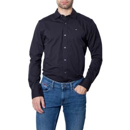 Tommy Hilfiger Tommy Jeans TJM Original Herrenhemd Schwarz Baumwolle. Authentische Tommy Jeans Kleidung - Tommy Jeans Streetwear/Sportswear Design - Tommy Jeans f&uuml;r M&auml;nner - Tommy Jeans Hemd in der Farbe Schwarz passt perfekt zu Ihrem restlichen Garderobe - Material Baumwolle bequem - classic - TJM Original -.