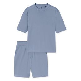 Schiesser Herren Pyjama ModernSchlafanzug, Pyjama Set, Nachtw&auml;sche