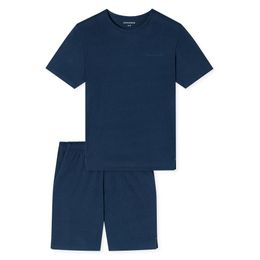 Schiesser Herren Pyjama Modern BondedSchlafanzug, Pyjama Set, Nachtw&auml;sche