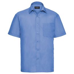 Russel Athletic Russell Collection - Hemd Pflegeleicht f&uuml;r Herren kurz&auml;rmlig (Business-Blau)