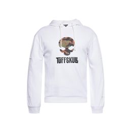 TUFFSKULL Sweatshirt Herren weiss