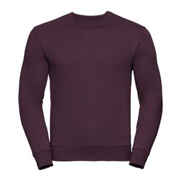 Russel Athletic Russell - Sweatshirt f&uuml;r Herren angesetzte &Auml;rmel (Burgunderrot)