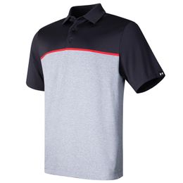 Under Armour - "Playoff 3.0" Poloshirt f&uuml;r Herren (Rot/Schwarz)