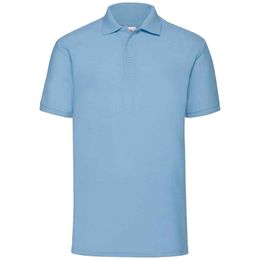 Fruit of the Loom - "65/35" Poloshirt f&uuml;r Herren (Himmelblau)