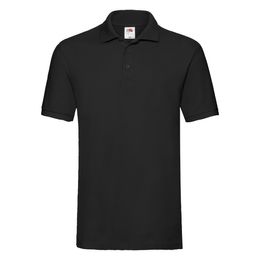 Fruit of the Loom - "Premium" Poloshirt f&uuml;r Herren (Schwarz)