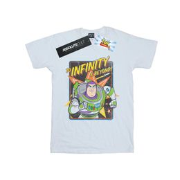 Disney Herren Toy Story 4 Buzz To Infinity T-Shirt (Wei&szlig;)