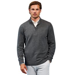 Asquith & Fox - Sweatshirt, Mit Rei&szlig;verschluss f&uuml;r Herren (Holzkohle)