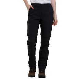 Mountain Warehouse Womens/Ladies Hiker Stretch Zip-Off Hose (Schwarz)