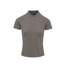 Premier Damen Polo-Shirt Coolchecker mit CoolPlus (Dunkelgrau)