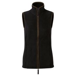 Premier - "Artisan" Weste f&uuml;r Damen (Schwarz/Braun)