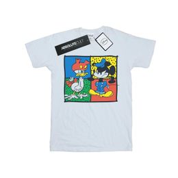 Disney - "Mickey Mouse Donald Clothes Swap" T-Shirt f&uuml;r Herren (Wei&szlig;)