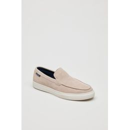 Ben Sherman Almer Wildleder Herren Slipper in Steinfarbe