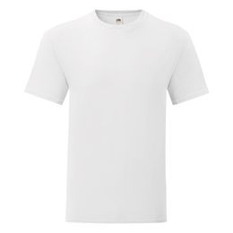 Fruit of the Loom Herren Iconic T-Shirt (5er Pack) (Wei&szlig;)
