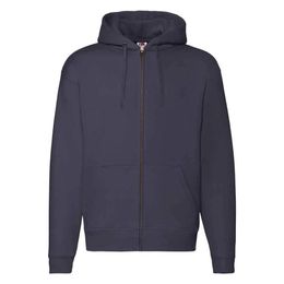 Fruit of the Loom Unisex Erwachsene Premium Full Zip Hoodie (Deep Navy)