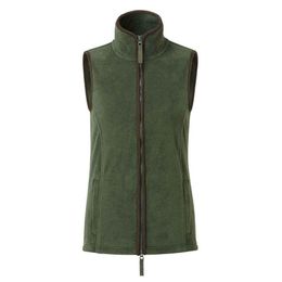 Premier Womens/Ladies Artisan Fleece-Weste (Moosgr&uuml;n/Braun)