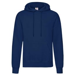 Fruit of the Loom - "Classic" Sweatshirt mit Kapuze f&uuml;r Herren/Damen Unisex (Marine)