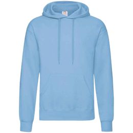 Fruit of the Loom - "Classic" Sweatshirt mit Kapuze f&uuml;r Herren/Damen Unisex (Himmelblau)