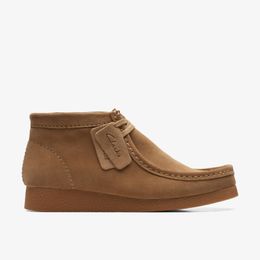 Clarks Originals WallabeeEVO BT Dunkelsand Wildlederstiefel