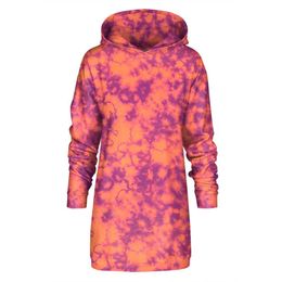 Mr. Gugu & Miss Go "Orange Tie Dye" Oversize Hoodie-Kleid