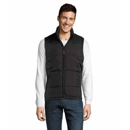 SOLS Warm Unisex wattierte Bodywarmer Jacke (Schwarz)