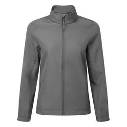 Premier Womens/Ladies Windchecker Recycled Printable Soft Shell Jacket (Dunkelgrau)