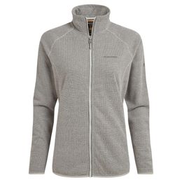 Craghoppers - "Tarvos" Fleecejacke Durchgehender Rei&szlig;verschluss f&uuml;r Damen (Dunkelgrau meliert)