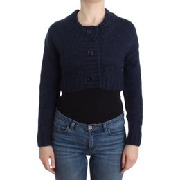 John Galliano Blau kurz geschnittener Cardigan