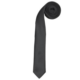 Premier Tie - Schlanke Herren-Retro-Arbeitskrawatte (2er-Pack) (Schwarz)
