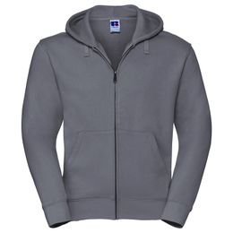 Russel Athletic Russell - "Authentic" Hoodie mit durchgehendem Rei&szlig;verschluss f&uuml;r Herren (Grau)
