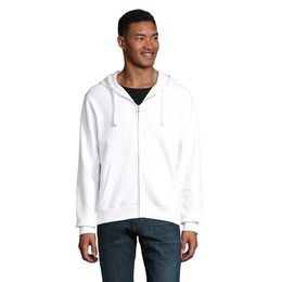 SOLS - "Spike" Hoodie mit durchgehendem Rei&szlig;verschluss f&uuml;r Herren (Wei&szlig;)
