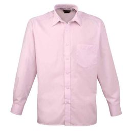 Premier - Hemd f&uuml;r Herren Lang&auml;rmlig (Pink)