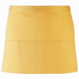 Premier Ladies/Womens Colours 3 Pocket Sch&uuml;rze (Sonnenblume)